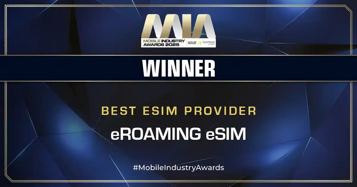 eRoaming eSIM Wins “eSIM Award of the Year” at Mobile Industry Awards ...